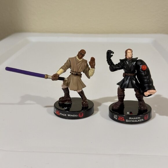 Star Wars | Toys | Star Wars Attacktix Mace Windu Anakin Skywalker ...